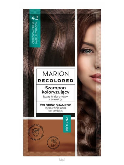 Marion Szampon koloryzujący 4.3 orzechowy brąz 35 ml - hurtownia ktpi.pl online tanio opinie ...
